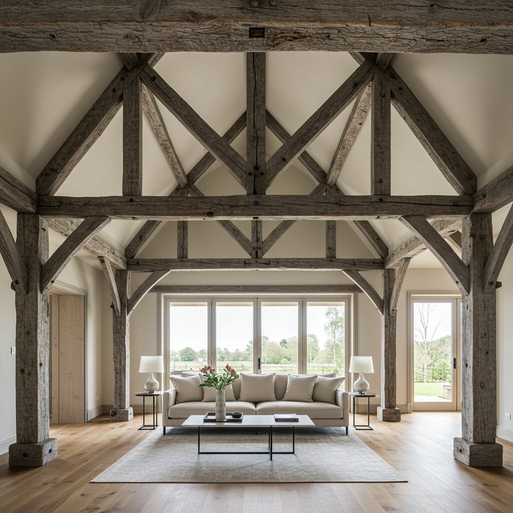 Reclaimed and Hardwood Ceiling Beams - Box and Solid - Beam & Baron