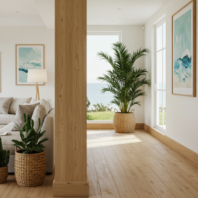 White Oak Baseboard Moulding – Beam & Baron